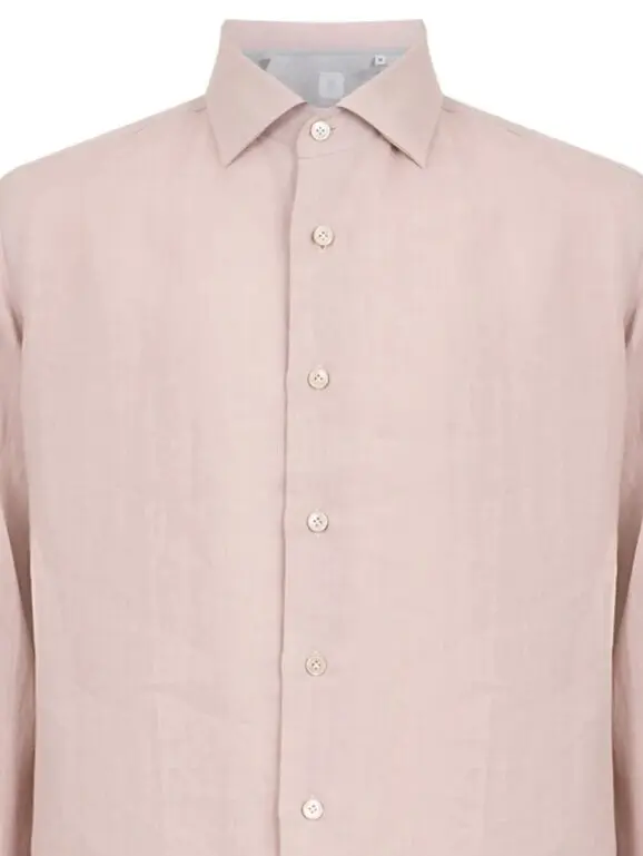 Eleventy Striped-print Long-sleeve Shirt