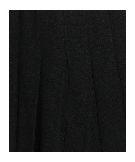 Max Mara Two-tone Pleated Knit Skirt