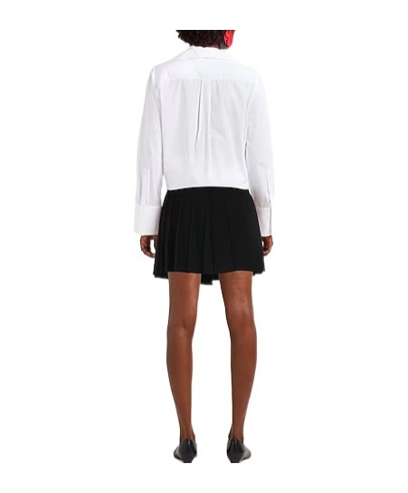 Max Mara Two-tone Pleated Knit Skirt