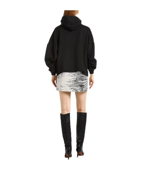Balenciaga Solid Colour Hooded Sweatshirt