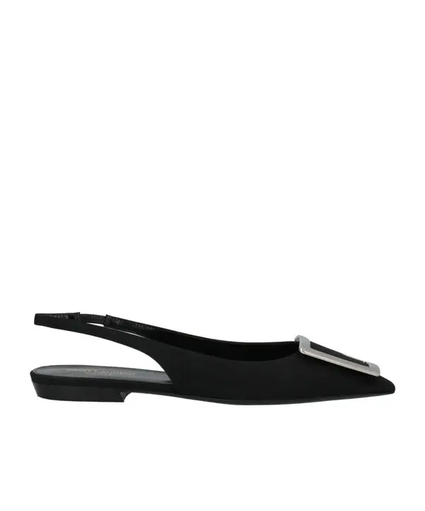 Saint Laurent Solid Color Flat Shoes