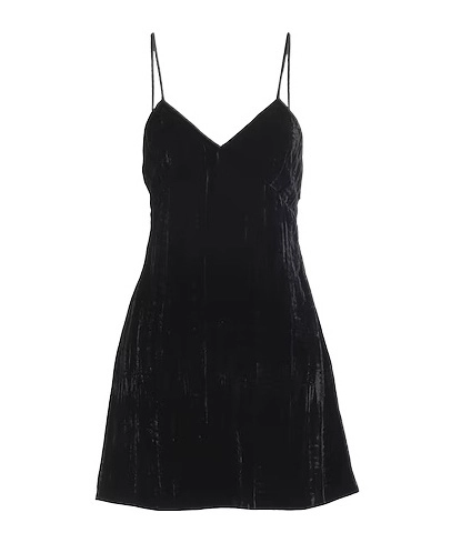 Saint Laurent Velvet Slip Mini Dress