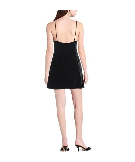 Saint Laurent Velvet Slip Mini Dress
