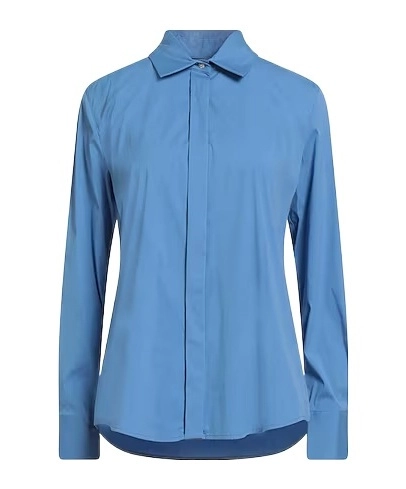 Max Mara Minimalist Stretch Shirt - Blue