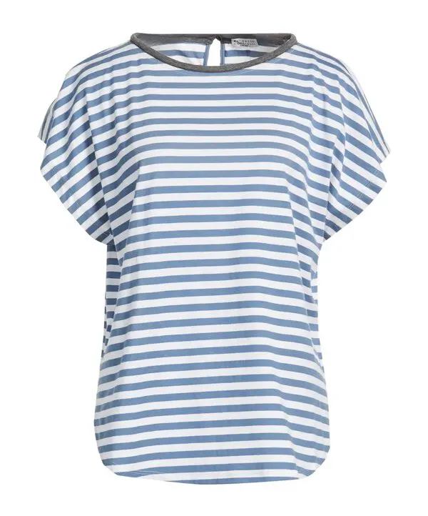 Brunello Cucinelli Striped Crewneck T-shirt