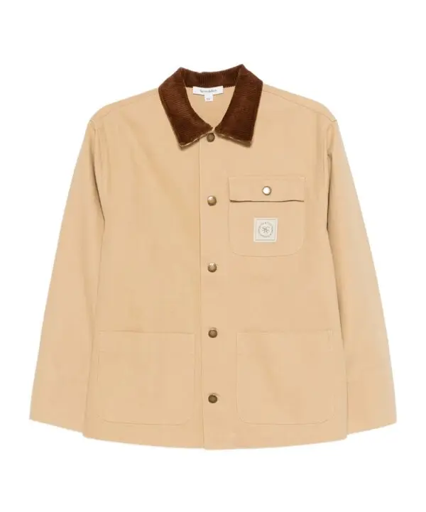 SPORTY  RICH Gaia Corduroy-collar Jacket