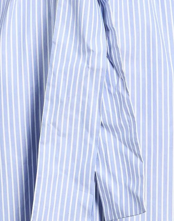 Max Mara Striped Belted Shirt Dress