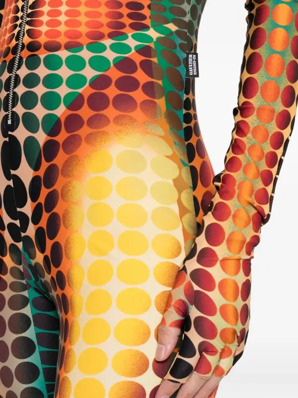 JEAN PAUL GAULTIER Zip Dotted All-in-one