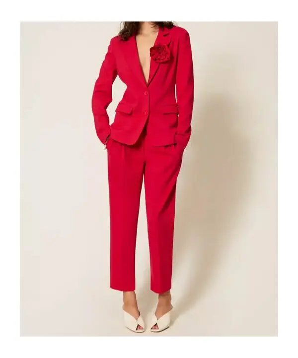 TWINSET Slits Cigarette Trousers