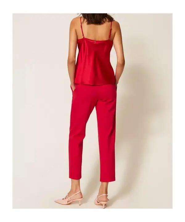 TWINSET Slits Cigarette Trousers
