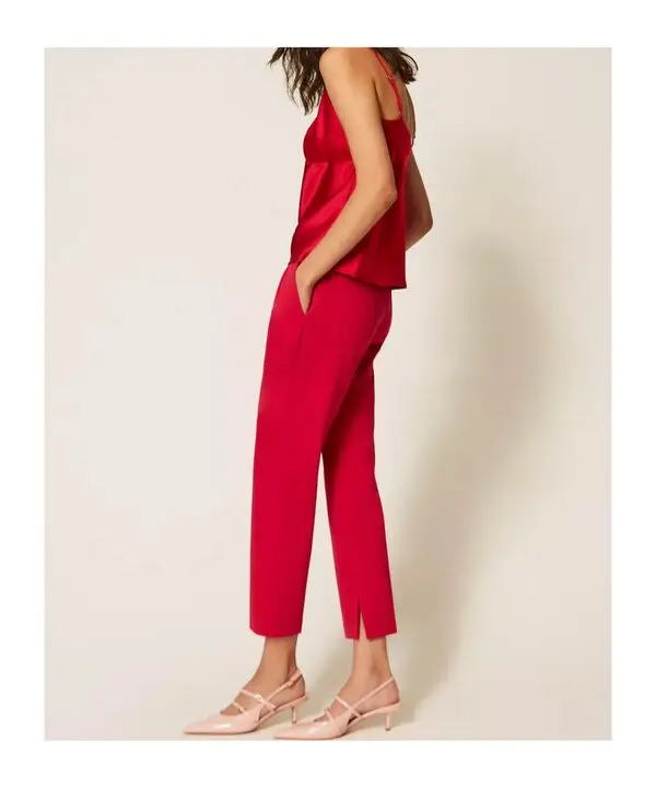 TWINSET Slits Cigarette Trousers