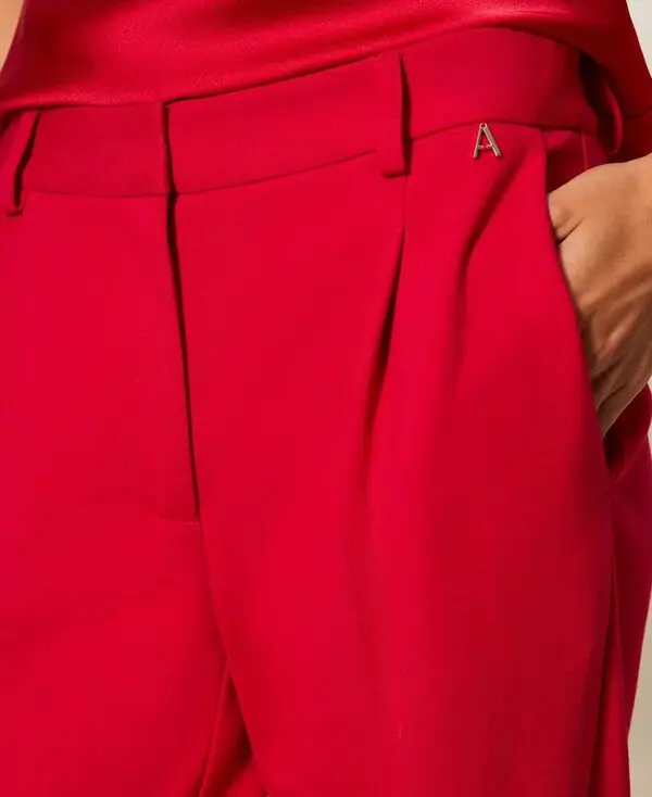 TWINSET Slits Cigarette Trousers
