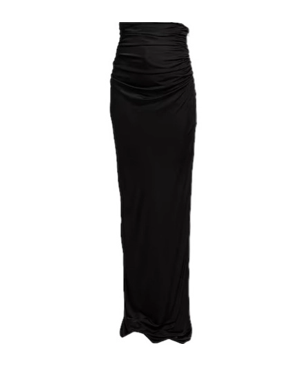 Saint Laurent Solid Bodycon Skirt