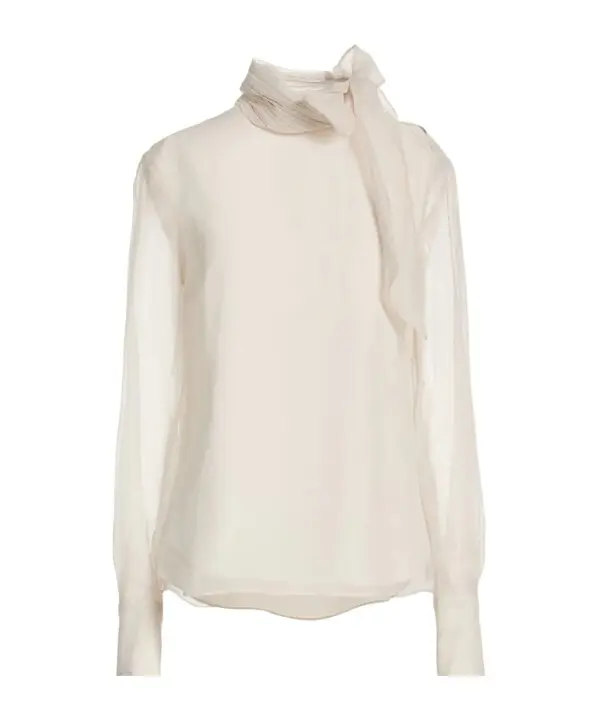 Brunello Cucinelli Bow Tie Blouse - No
