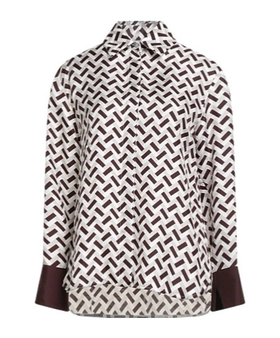 Max Mara Silk Shirts Blouses - Brown