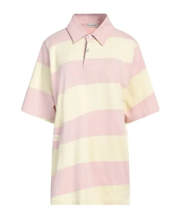 Burberry Striped Short-sleeve Polo Shirt