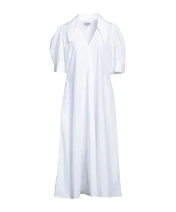 GANNI Flared Midi Dress