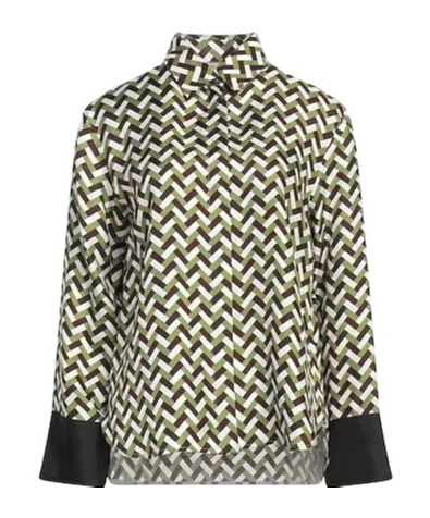 Max Mara Geometric Print Shirt - Green