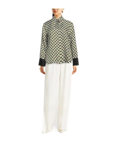 Max Mara Geometric Print Shirt
