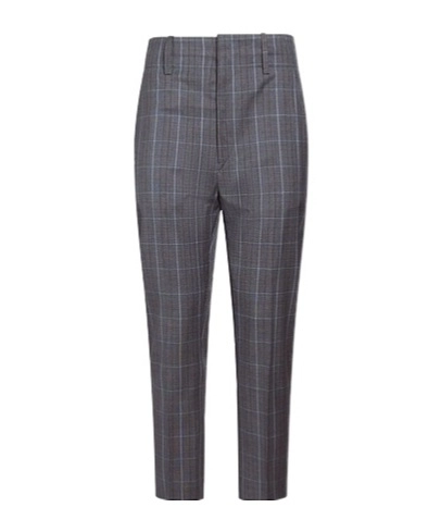 Isabel Marant Étoile Prince Of Wales Check Tapered Wool Trousers