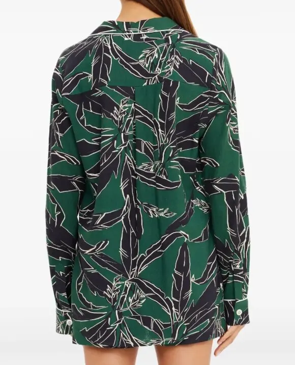 The Upside Floral-print Collared Shirt