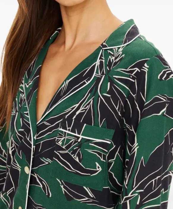 The Upside Floral-print Collared Shirt