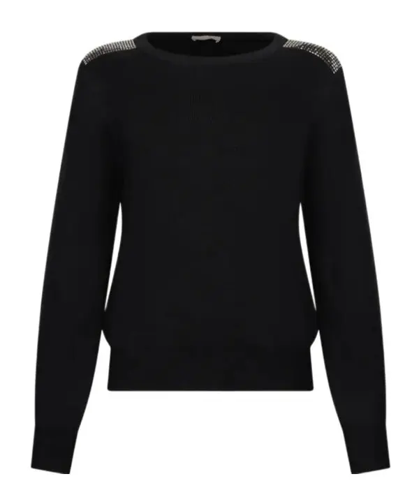 Liu Jo Embellished Crew Neck Pullover