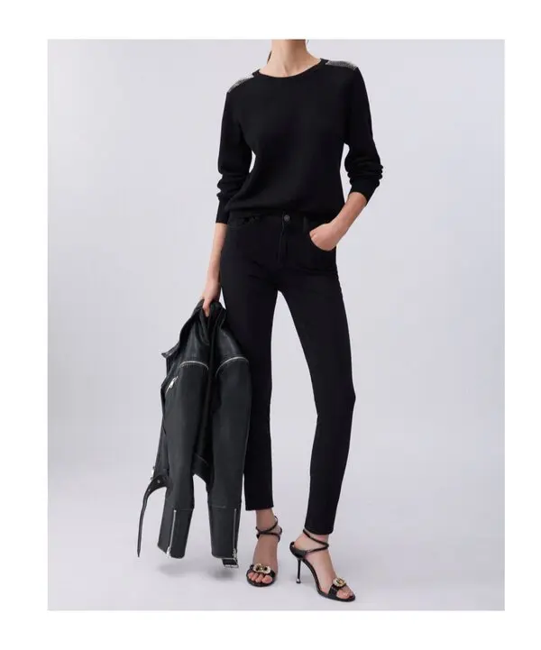 Liu Jo Embellished Crew Neck Pullover