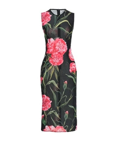 Dolce & Gabbana Sleeveless Floral Dress