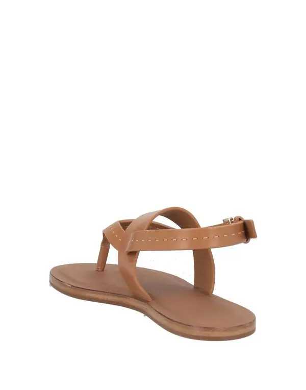 Max Mara Solid-color Leather Sandals