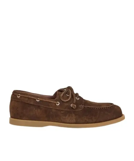 Etro Suede Boat Shoes