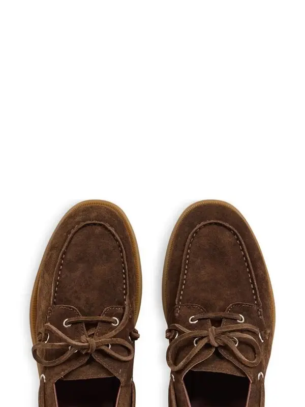 Etro Suede Boat Shoes