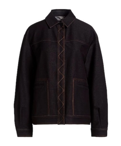 Max Mara Gabardine Long-sleeve Jacket