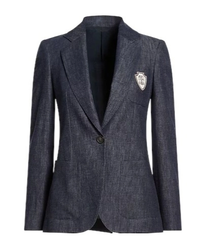Brunello Cucinelli Single-breasted Denim Blazer
