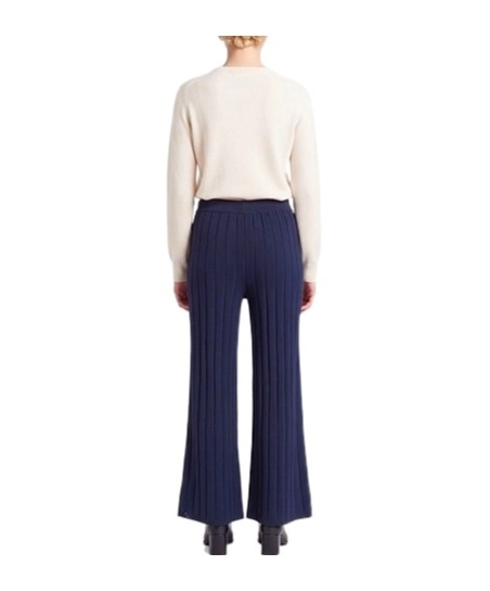 Max Mara Ribbed Knit Wide-leg Trousers