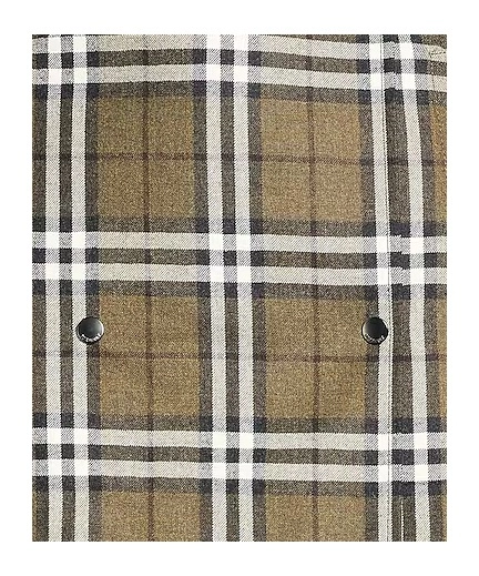 Burberry Plaid Apron Mini Skirt