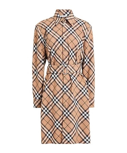 Burberry Printed Shirt Dress - Light Brown