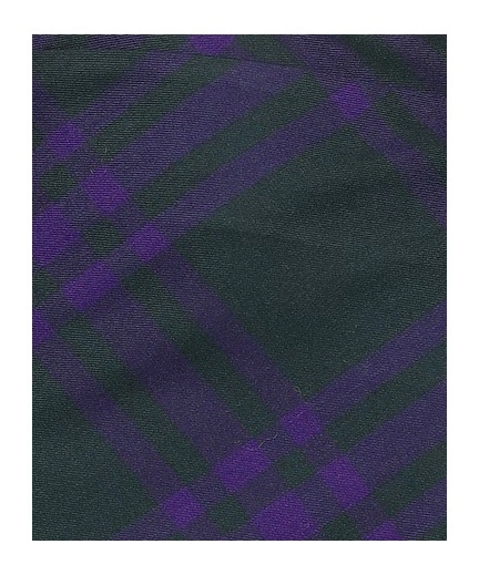 Burberry Plaid Pleated Flannel Skirt With Fringes