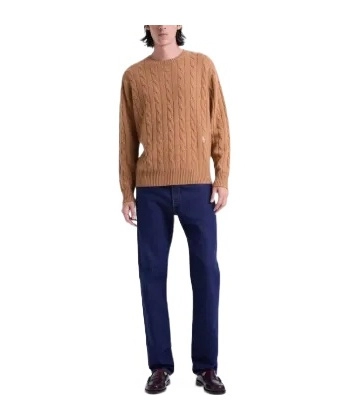 SPORTY  RICH Cable-knit Logo Sweater
