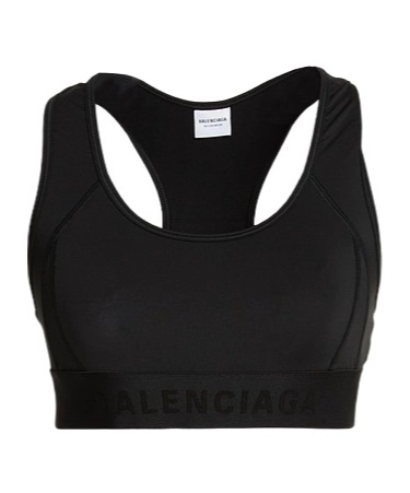 Balenciaga Sleeveless Crewneck Sports Top - Black