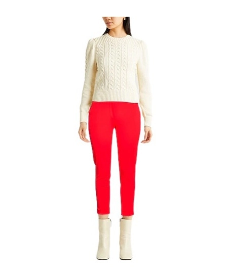 Max Mara Fitted Stretch Cropped Trousers