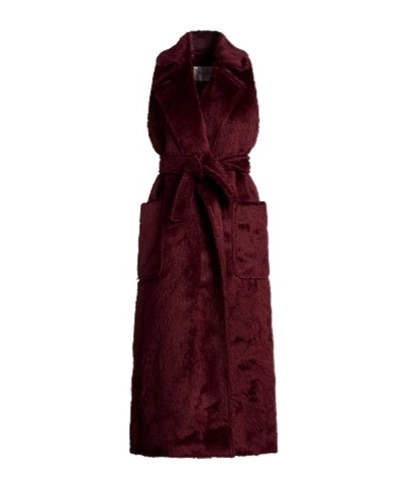 Max Mara Sleeveless Wool Coat - Brown