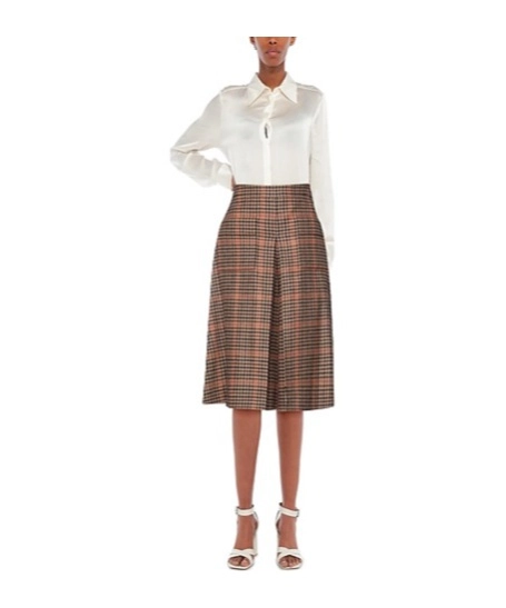 MAISON MARGIELA Simple Plaid Skirt