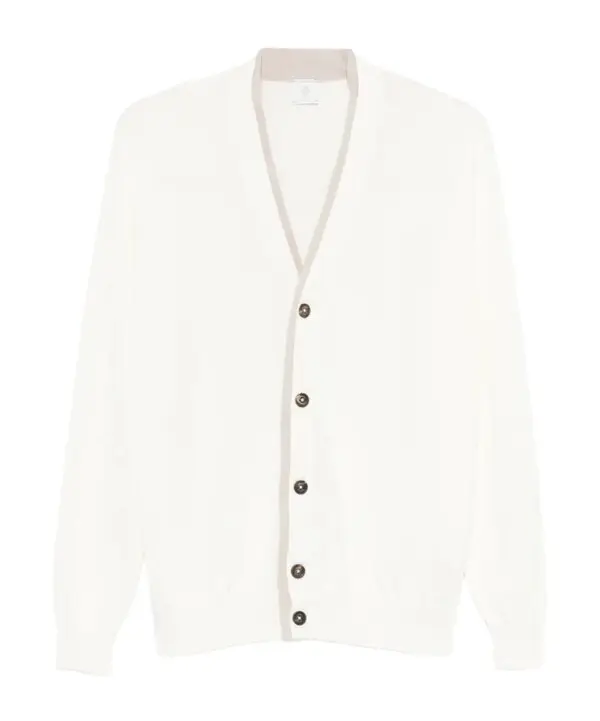 Eleventy V-neck Button-front Cardigan