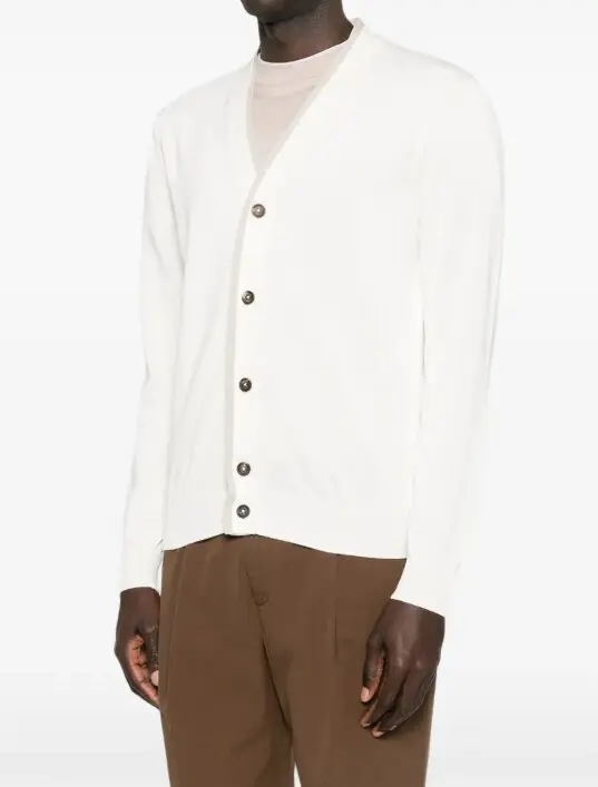 Eleventy V-neck Button-front Cardigan