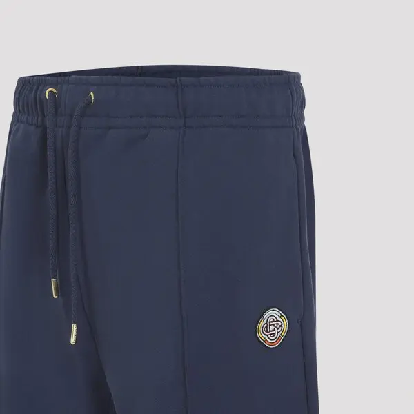 Casablanca Logo Patch Panelled Drawstring Pants