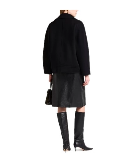 Max Mara Minimal Wool Long Coat