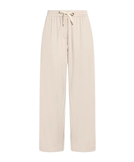 Brunello Cucinelli Drawstring Wide Leg Trousers - Nude