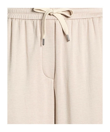 Brunello Cucinelli Drawstring Wide Leg Trousers