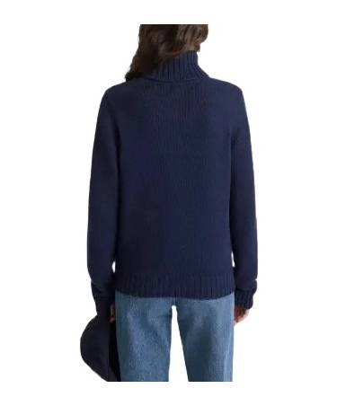 SPORTY  RICH Sporty & Rich Illustration Turtleneck Sweater